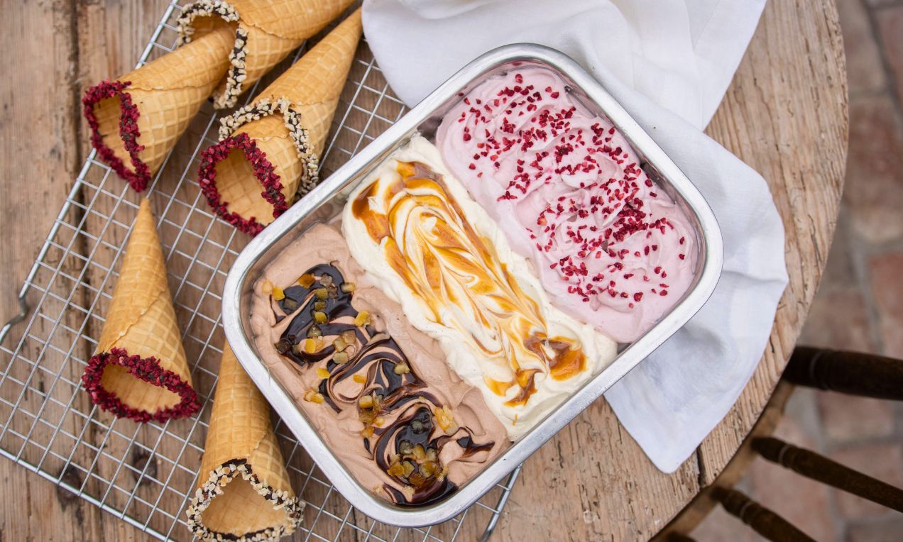 Glass i tre smaker Recept | Dr. Oetker