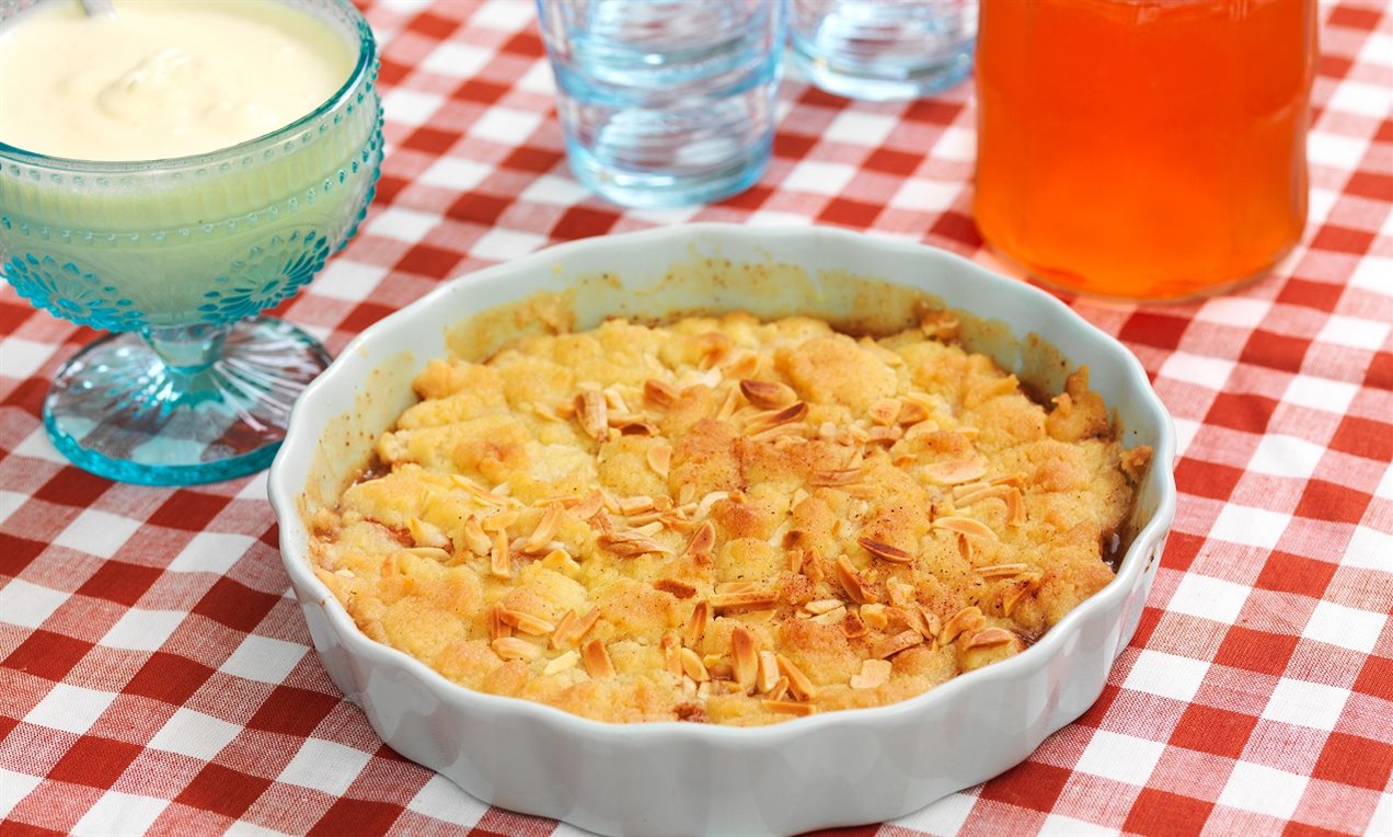 Smulpaj med mandelsplitter Recept | Dr. Oetker