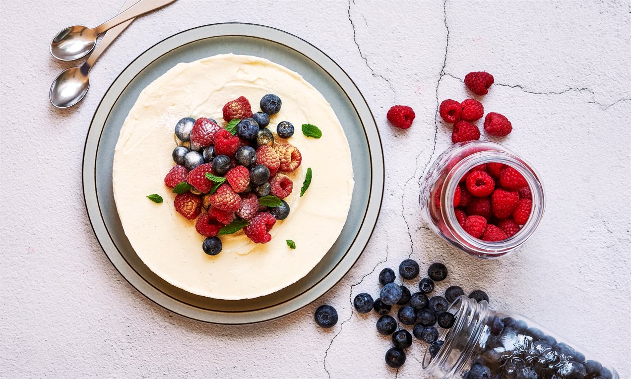 Snabb cheesecake utan gelatin Recept | Dr. Oetker
